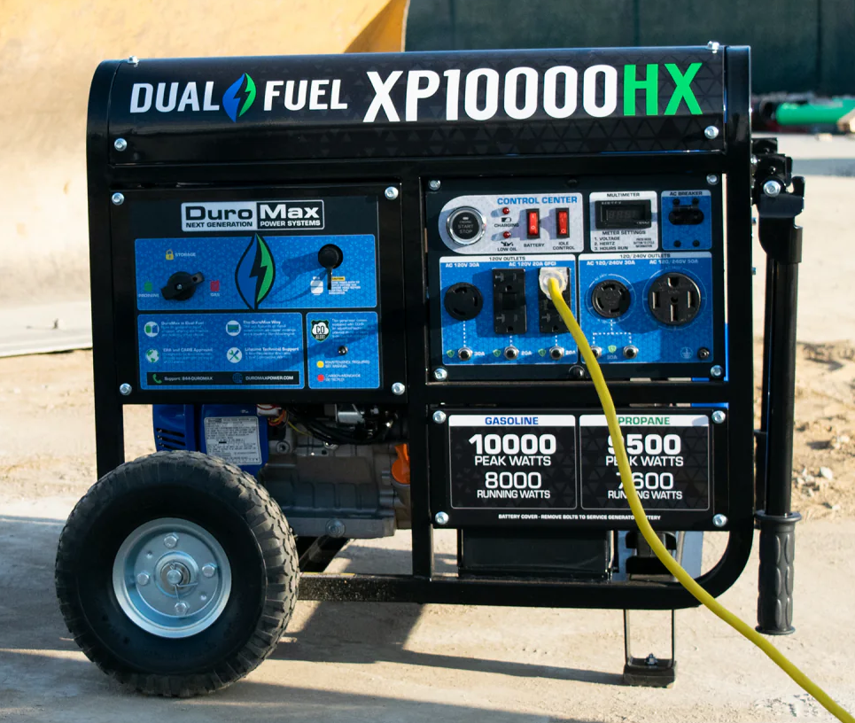XP10000HX 10,000 Watt Dual Fuel Portable Generator | Morningstar Country